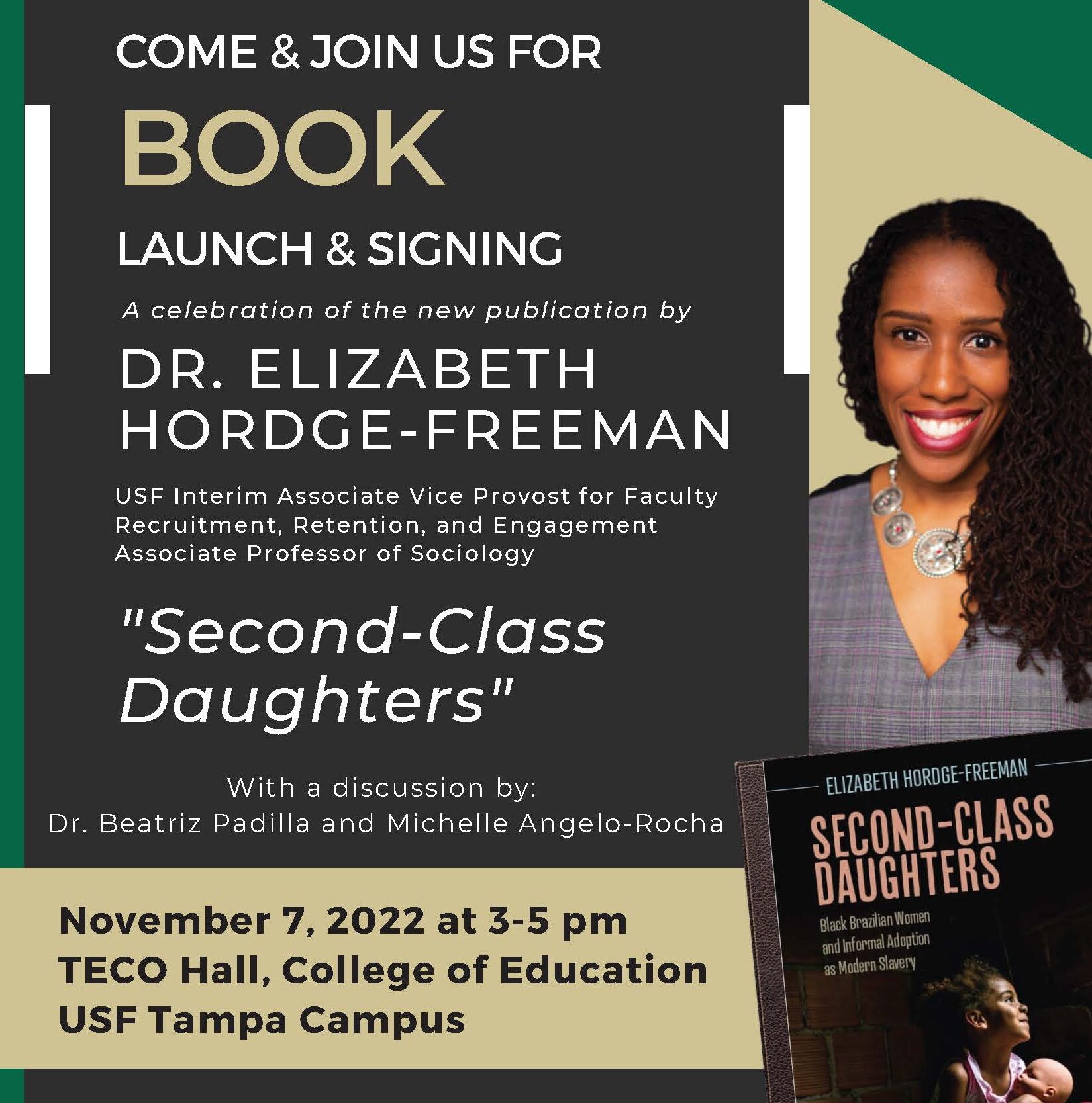 Dr. Hordge-Freeman has a book launch and signing at the University of ...